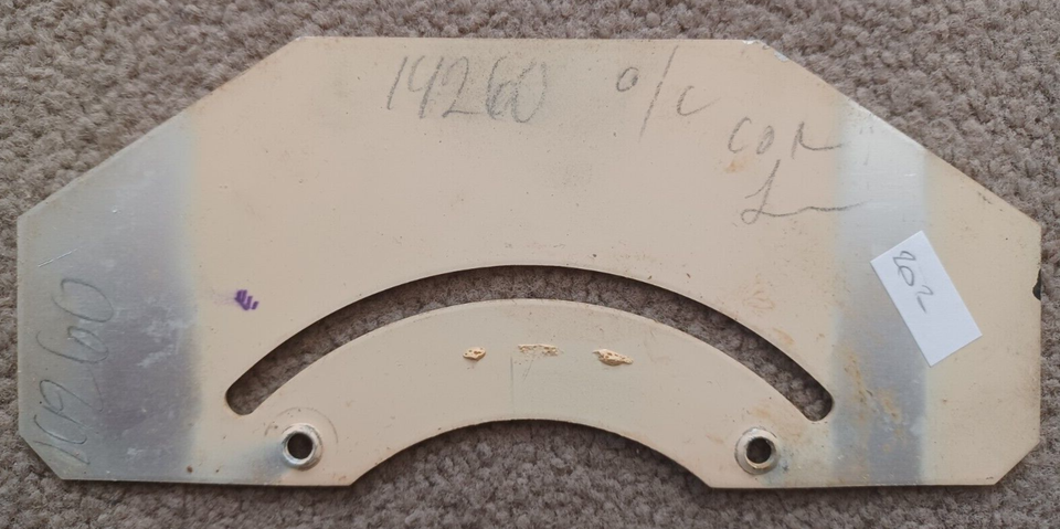 Vintage Avometer spares - Avometer Model 8 Scale Plate Part no. 13574-3 ...
