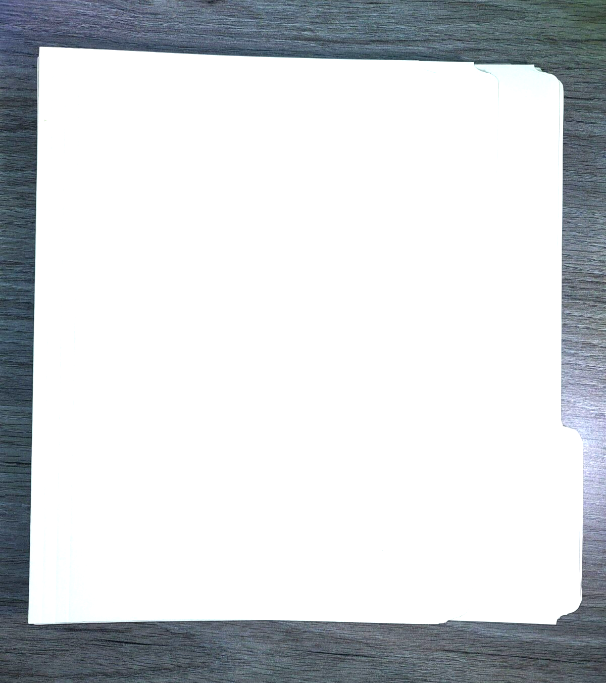 13 JOT File Folders Letter size Manila color 1/3-cut left & right ...