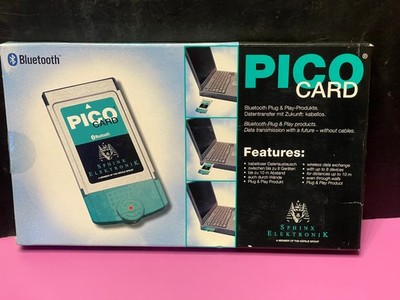 PICO Card Bluetooth PCMCIA Wireless Adapter NEW SEALED | eBay