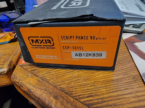 MXR Vintage Script Phase 90 Analog Guitar Effect Pedal (CSP101SL) | eBay