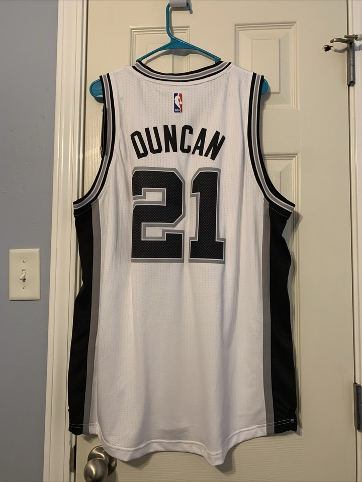 Adidas San Antonio Spurs Tim Duncan Home Jersey. XL | eBay