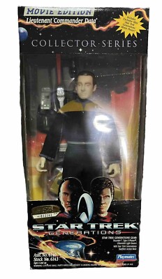 STAR TREK Lt. Commander DATA Action Figure 1994 Generations Movie ...