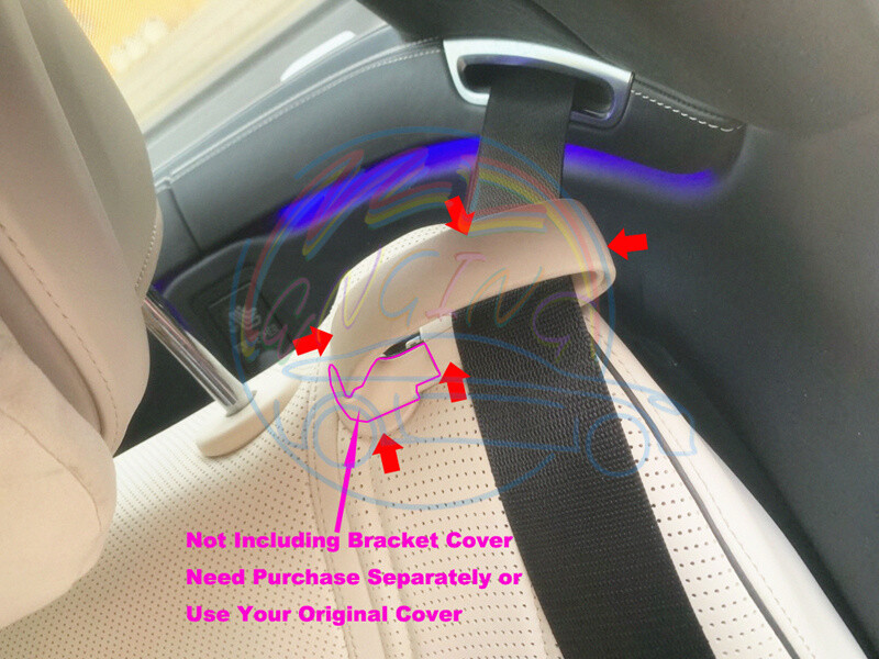 Beige Rear Seat Belt Guide w/o Buckle Cap For Mercedes W222 X222 W463 S ...