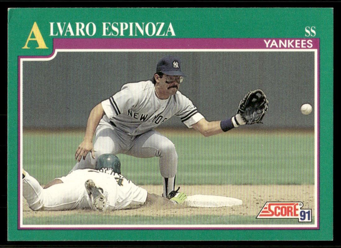 1991 Score #127 Alvaro Espinoza | eBay