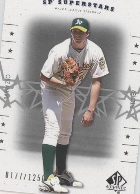 2001 SP Authentic - SP Superstars Barry Zito #177 /1250 for sale online ...