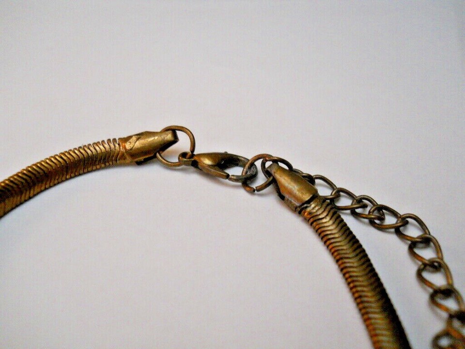 8" Omega Snake Chain Bracelet Copper 4mm 2 1/2" Extender USA Seller | eBay