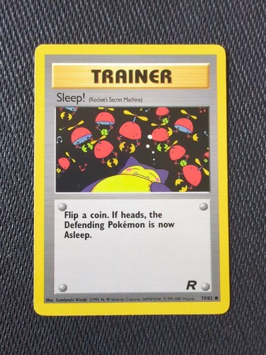 Pokémon TCG Sleep! Team Rocket 79 Regular Unlimited Common NM - Snorlax ...