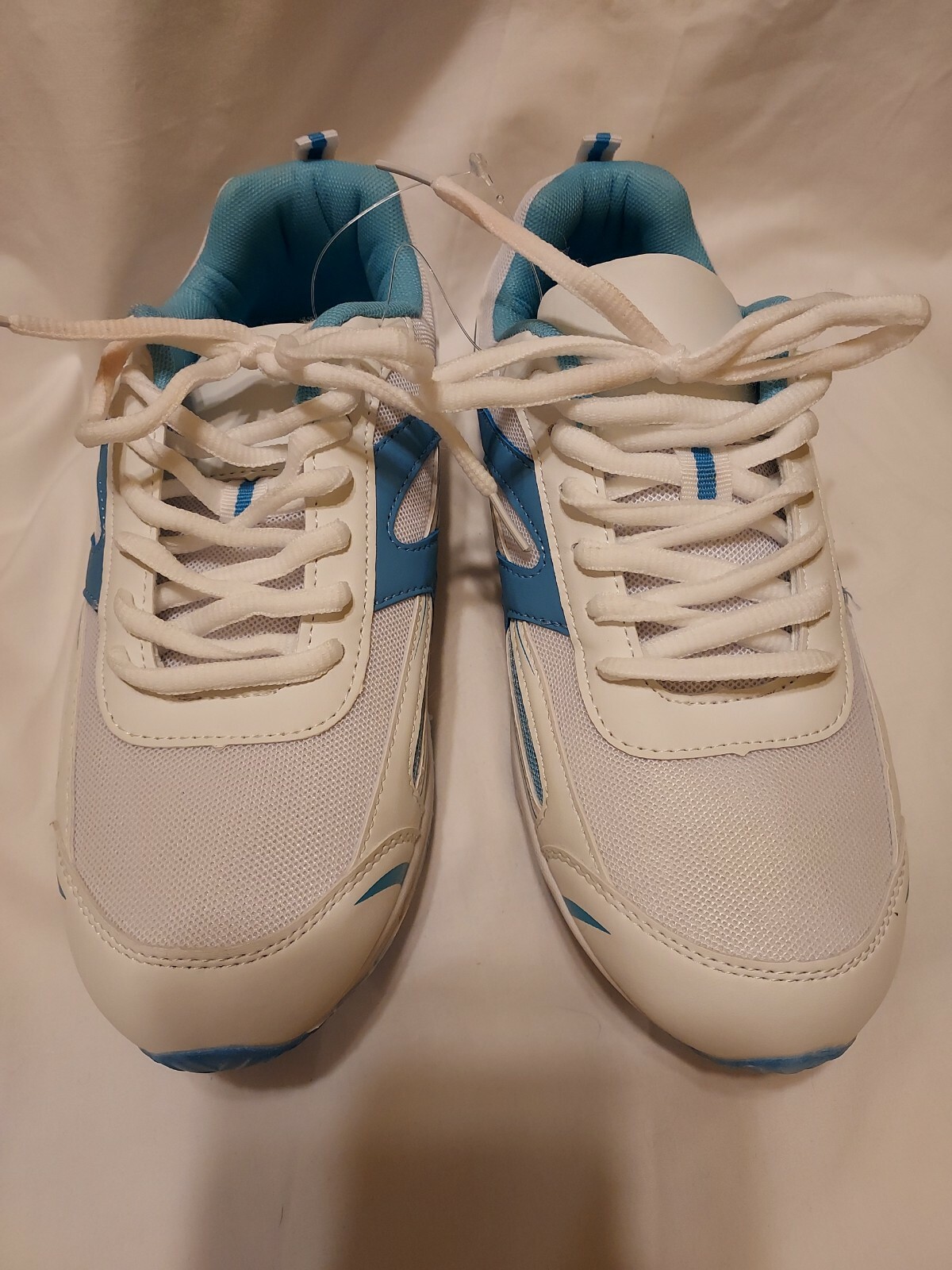 FREEDOM FIT ZONE WOMENS SIZE 8W WHITE AND BLUE WALKIN… - Gem