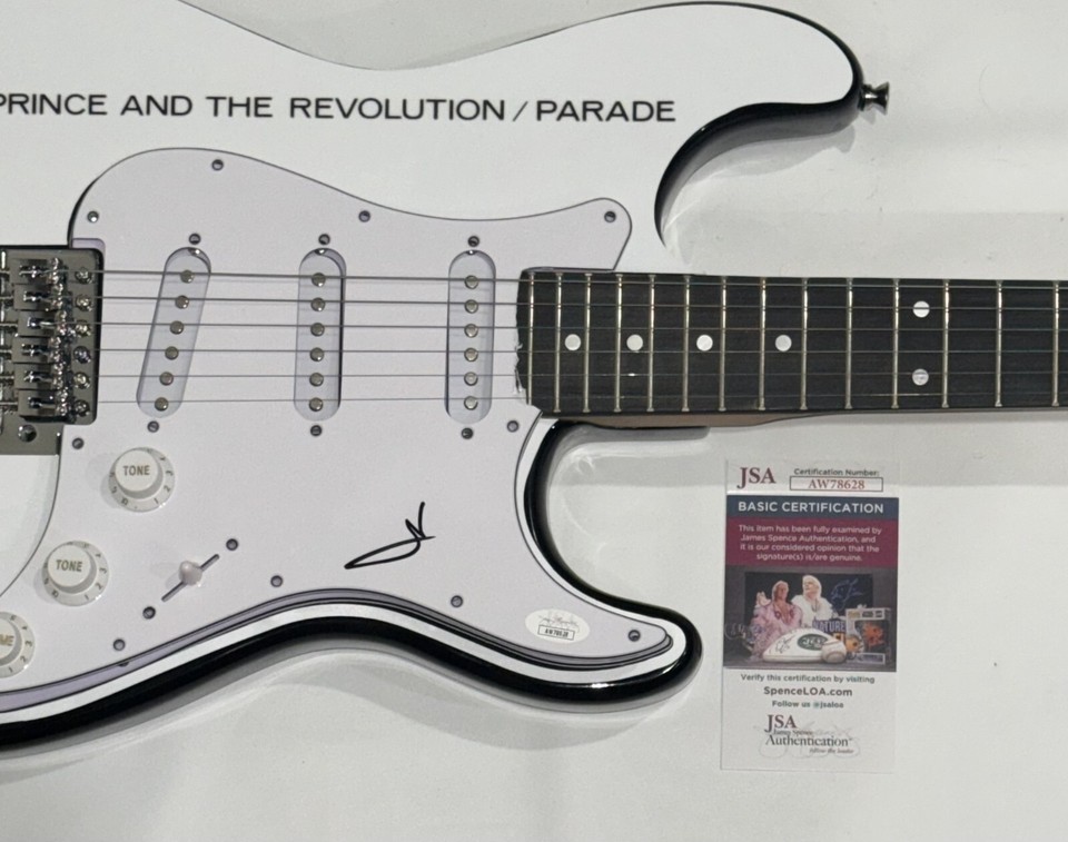 SHEILA E. SIGNED CUSTOM PRINCE PARADE ELECTRIC GUITAR AUTOGRAPHED JSA ...