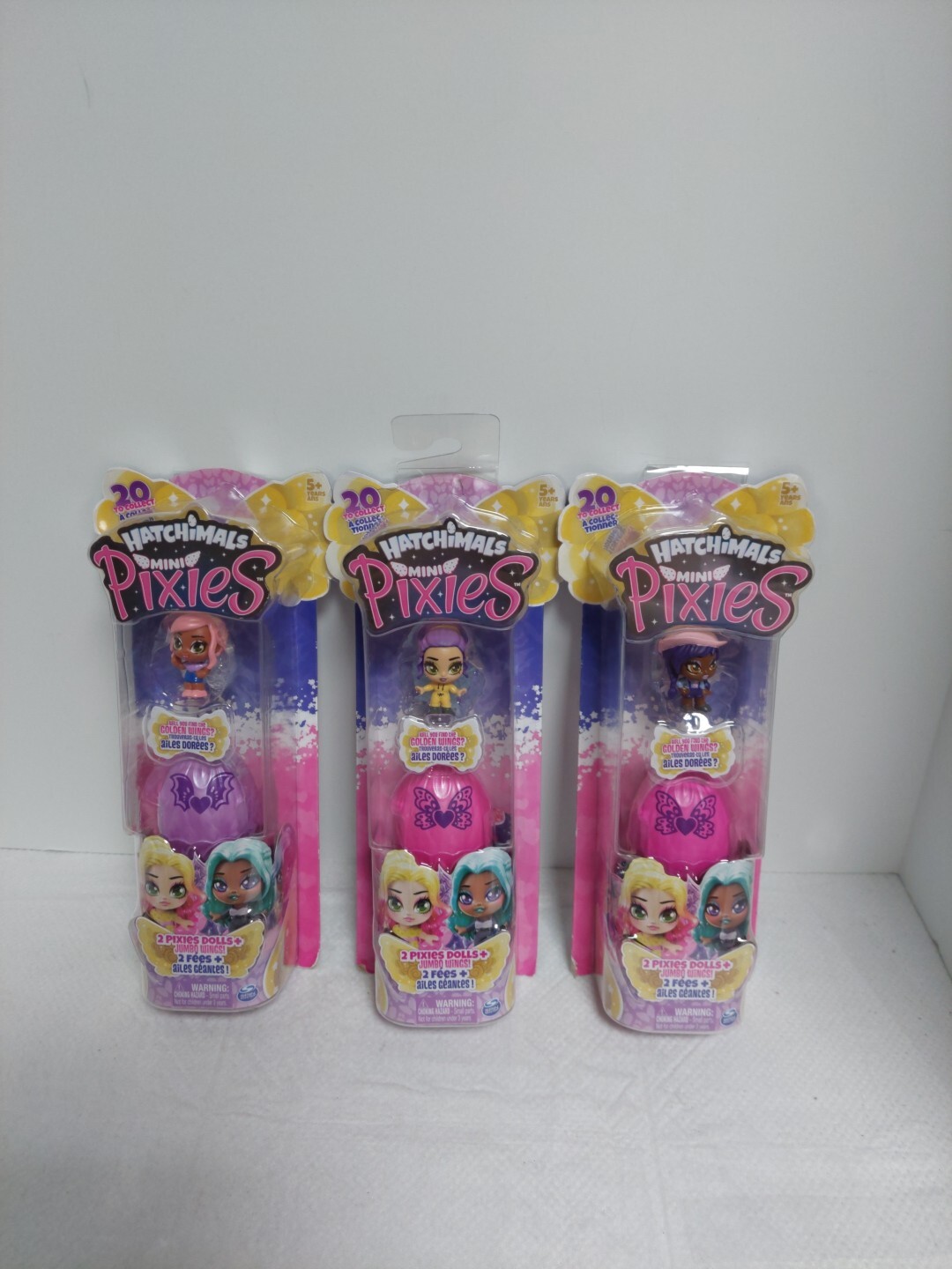 Hatchimals Mini PIXIES Dolls Lot of 3 | eBay