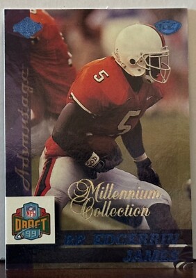 1999 Collector's Edge Advantage BLUE MILLENNIUM RC Rookie Edgerrin ...