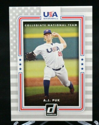 2016 Donruss Collegiate National Team #USA-12 A.J. Puk | eBay