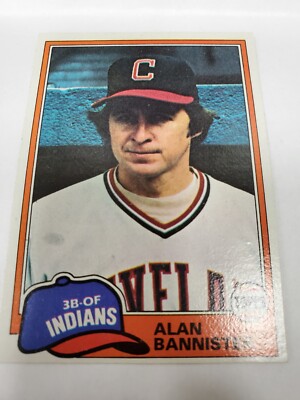 1981 Topps #632 Alan Bannister Indians | eBay