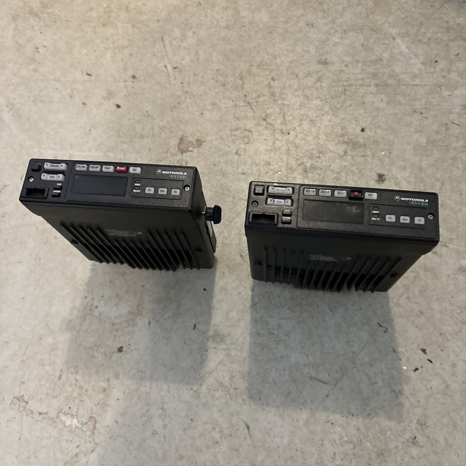 Motorola XTL5000 Radio Control Unit w/ Astro Control Head* Lot Of 2 ...