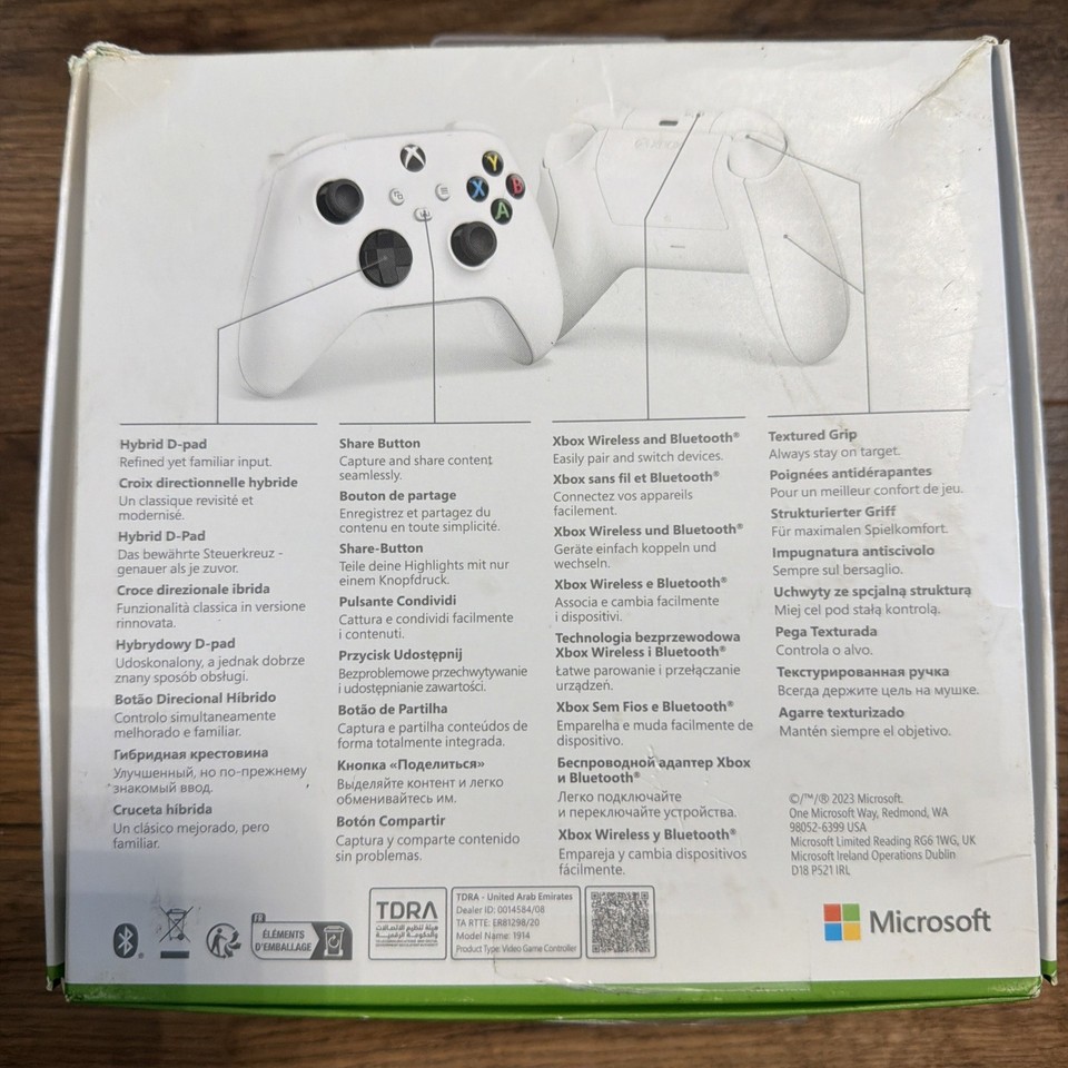 Official Wireless Microsoft Xbox One / Series X/S White Controller ...