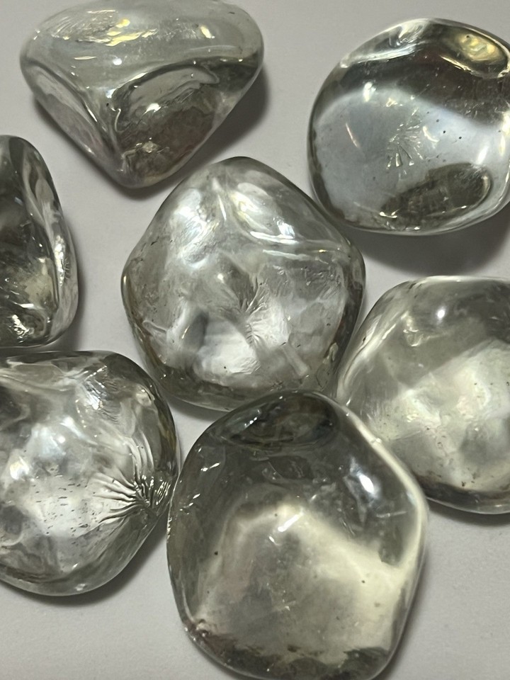 LOT OF 7 LOOSE LARGE CLEAR GLASS GEMS CTM5 | eBay