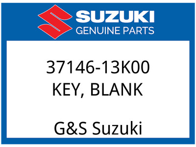 Suzuki OEM Part 37146-13K00 KEY,BLANK | eBay
