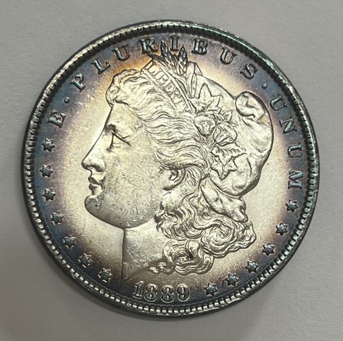 1889 Philadelphia Morgan Silver Dollar Slider Uncirculated Condition ...