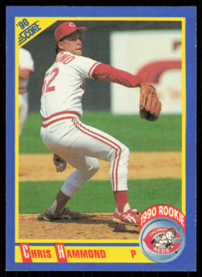 1990 Score 629 Chris Hammond Cincinnati Reds | eBay