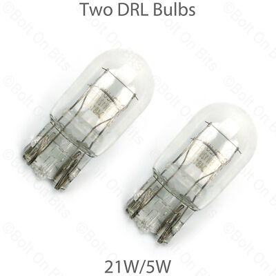 2 DRL Bulbs Lamps Vauxhall Mokka 12v21/5w Capless E2 217 Daylight ...