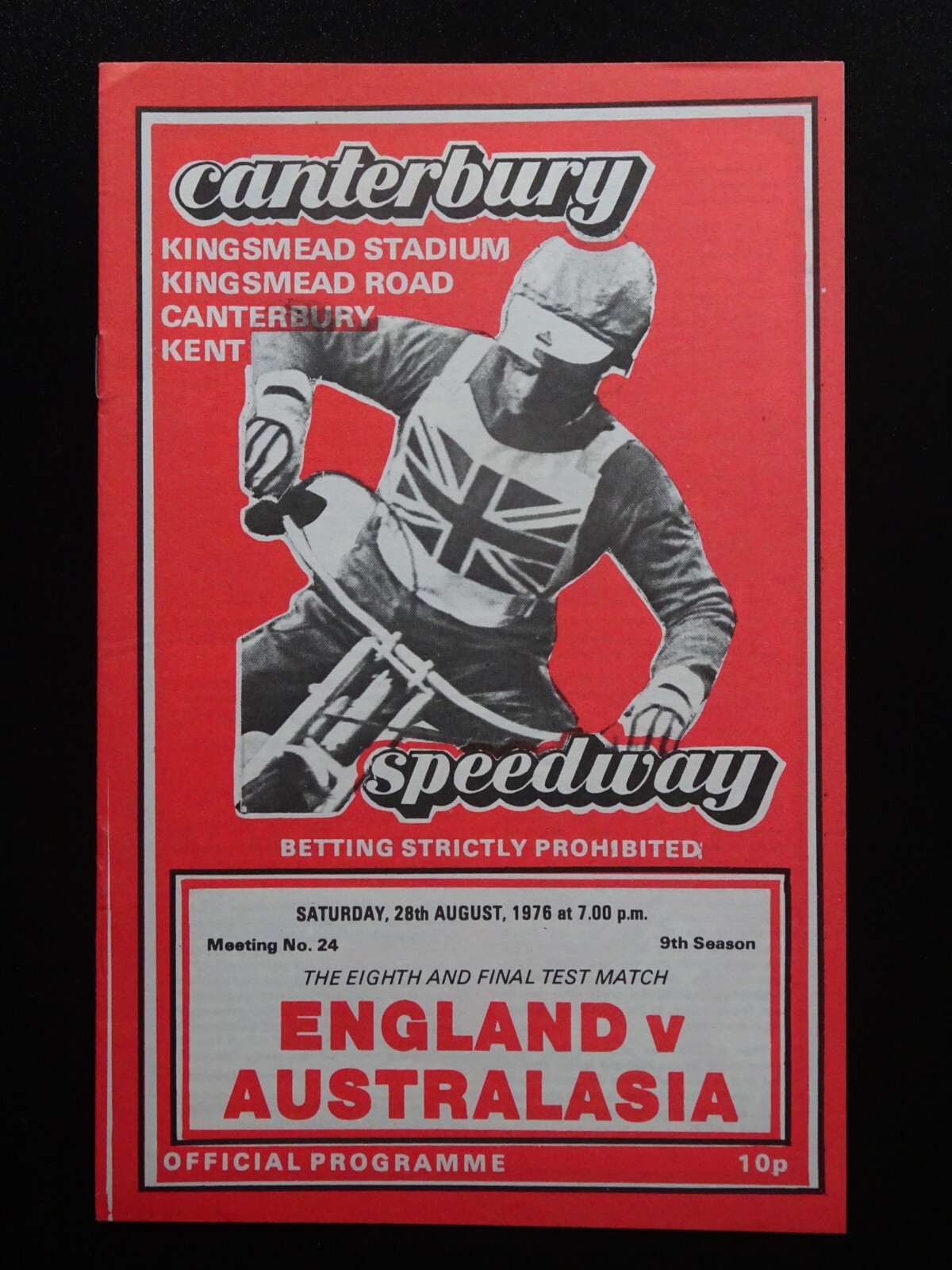 Choice of CANTERBURY Crusaders Speedway programmes 1968-1977 British ...
