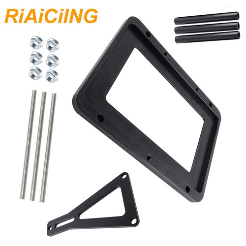 Black Battery Tray Hold Down 551181 Trunk Relocation Box Kit Aluminum ...