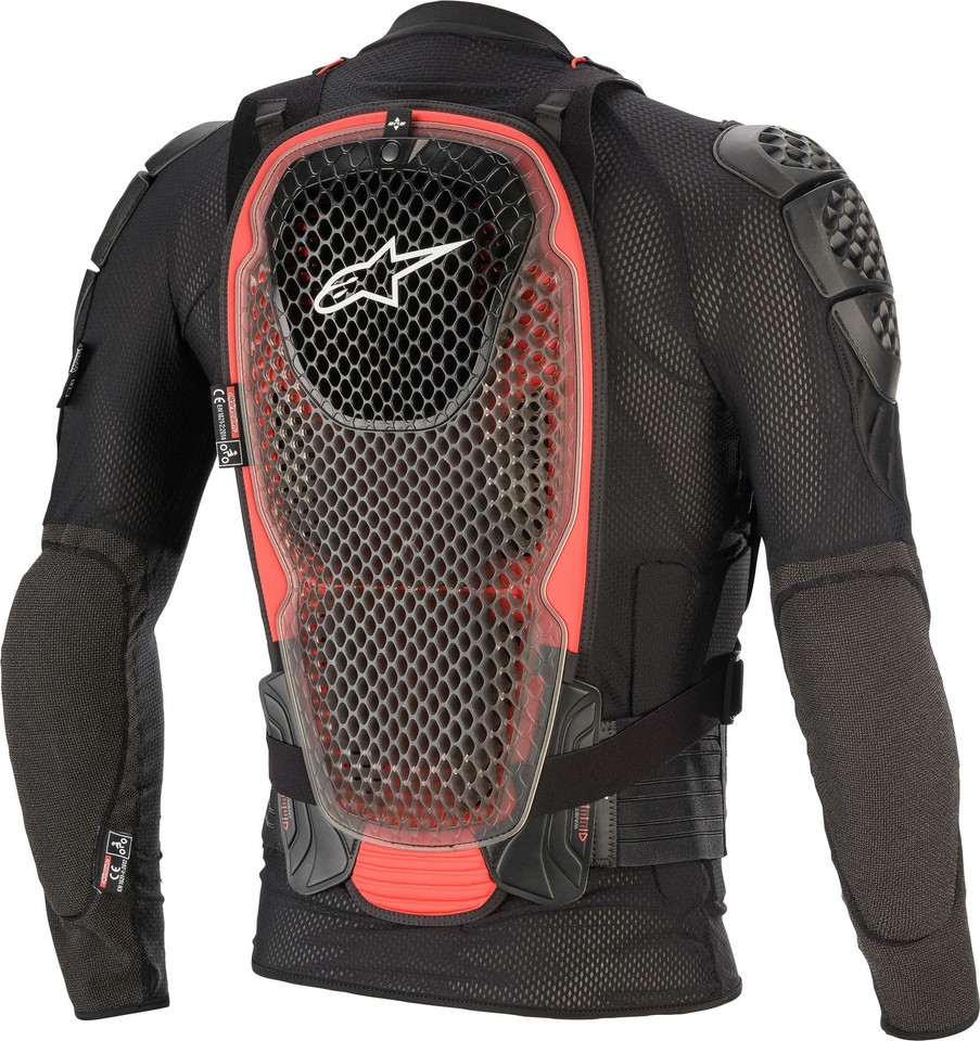 Bionic Tech V2 Protection Jacket Black/Red X-Large Alpinestars 6506520 ...