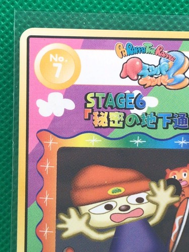 PARAPPA THE RAPPER 2 card McDonald's collab SQUARE 2001 JAPAN No.7 | eBay