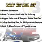 NEW Primered - Front Bumper Fascia for 2009 2010 Toyota Corolla Sedan ...