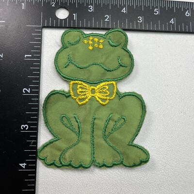Vintage As-Is-Condition GREEN FROG Patch C27W | eBay
