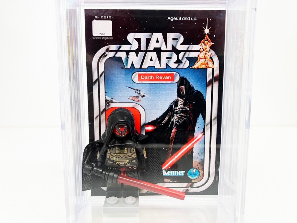 Star Wars Darth Revan Custom Lego Mini Figure with Case and Mini ...
