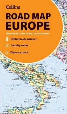 Collins Maps Collins Road Map of Europe (Map) (US IMPORT) | eBay Australia