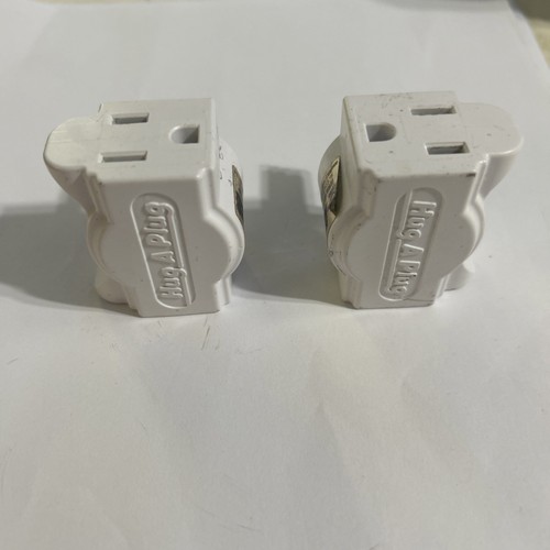 Hug-A-Plug Dual Outlet Wall Adapters 2-Pack, Made in USA | eBay