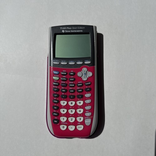 Texas Instruments TI-84 Plus Silver Edition Graphing Calculator Pink ...