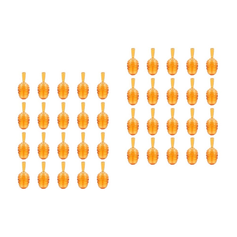 40 pcs Refillable Lip Gloss Tube Honey Pots Shaped Lipgloss Container ...