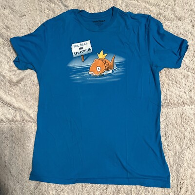 Magikarp “Pool Rules: No Splashing” - Large T-Shirt | eBay