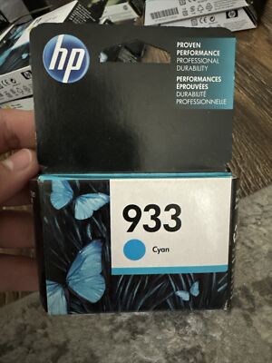 Genuine HP 933 Cyan Ink Cartridge New Sealed Exp: 2018 | eBay