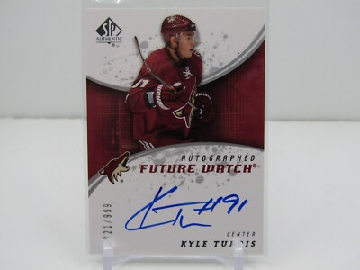 KYLE TURRIS 2008-09 SP AUTHENTIC FUTURE WATCH AUTOGRAPH AUTO! #621/999 ...