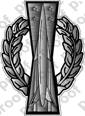 STICKER USAF Missile Operations Badge | eBay