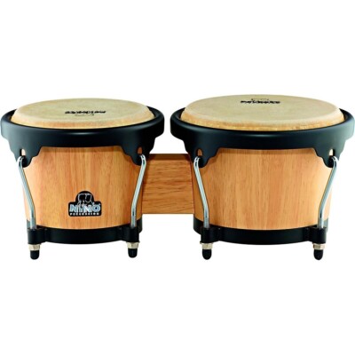 Nino Wood Bongos Natural with Black Hardware | eBay
