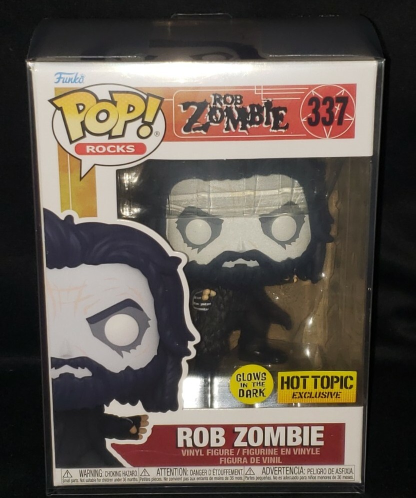 Funko Pop! Rocks Rob Zombie Dragula Album GITD Hot Topic Excl' Mint w ...