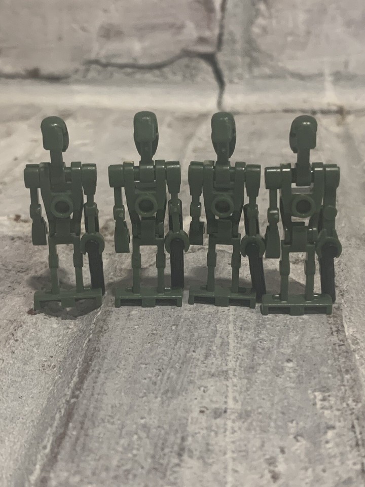 Star Wars Custom Kashyyyk Battle Droids Minifigures For Lego Lot Of 4 ...