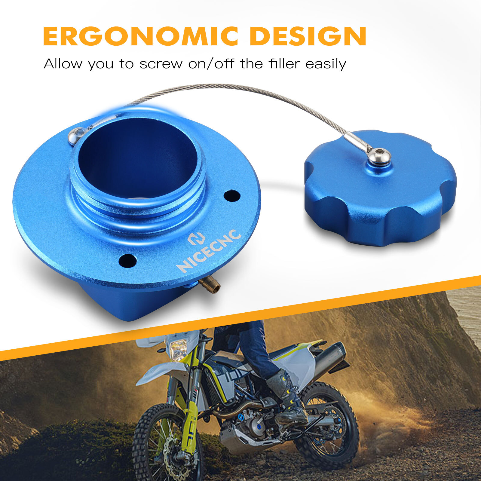Billet Aluminum Fuel Filler Cap For Husqvarna 701 Enduro 701 Supermoto ...