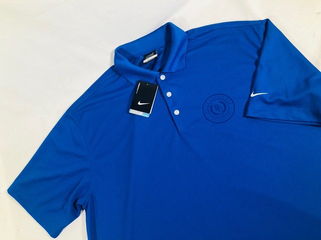 Nike Golf Men's Customized Embroidered Polo Shirt Ab3 Blue Size XL for ...