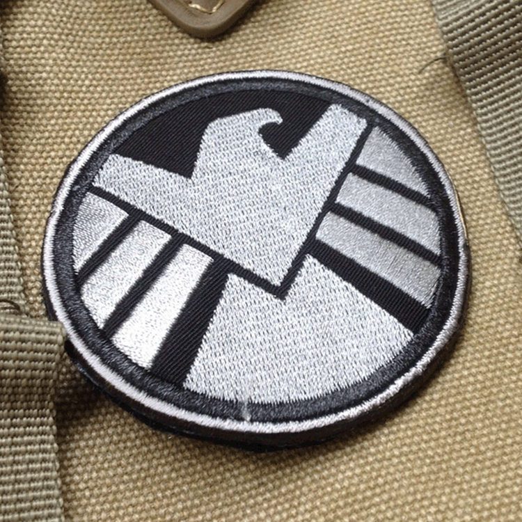 Agents of S.H.I.E.L.D PATCHES Marvel SHIELD EMBROIDERED Hook&Loop PATCH ...