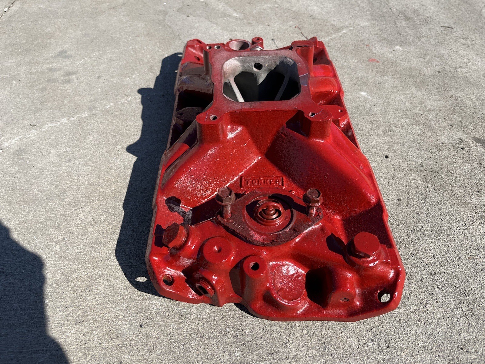 Edelbrock+2725+4bbl+Torker+Aluminum+Intake+Manifold+SBC+350+Chevy+28554 ...