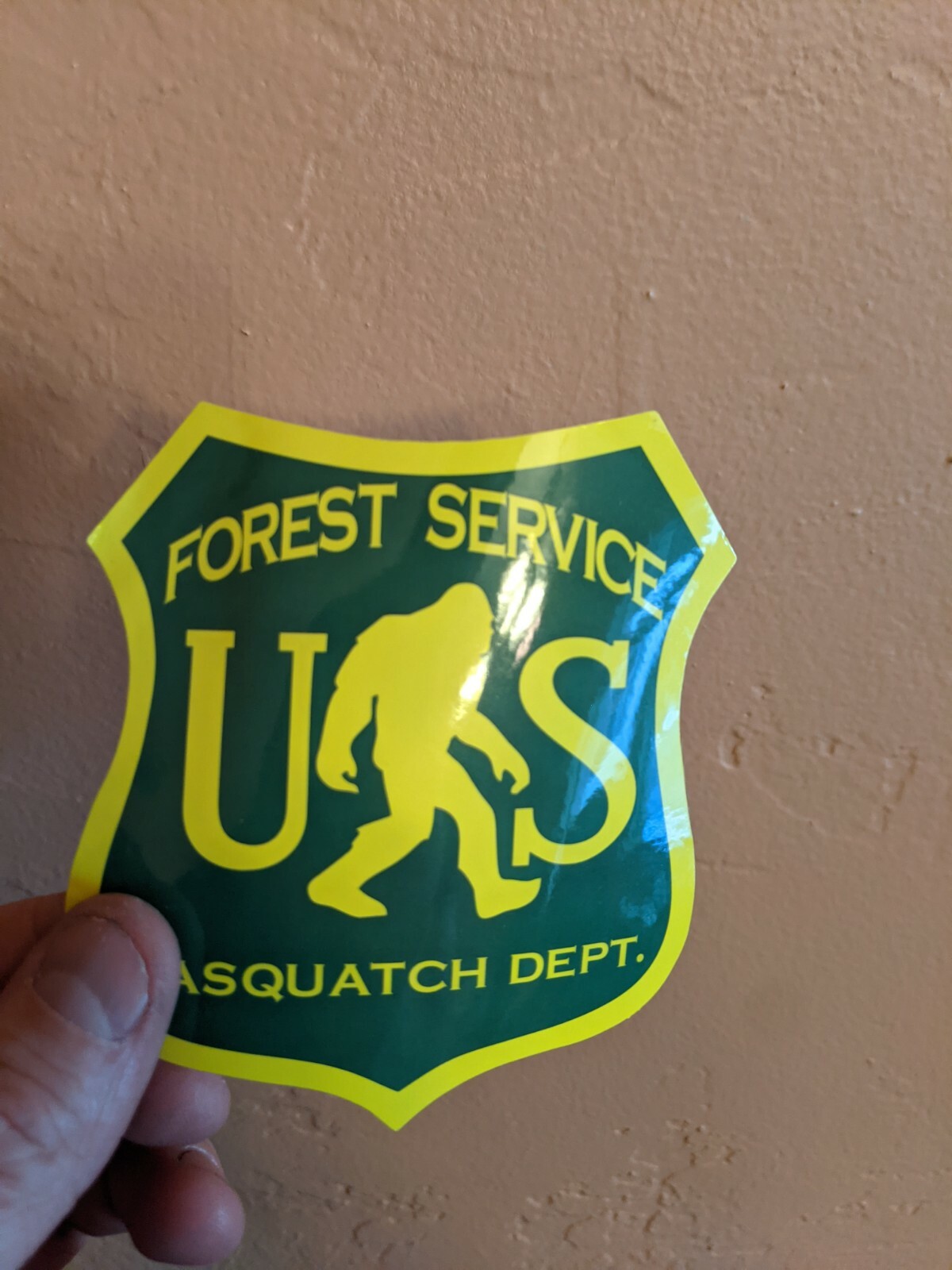 4-pack US Forest Service Sasquatch Dept Sticker Die Cut Vinyl bigfoot 4 ...