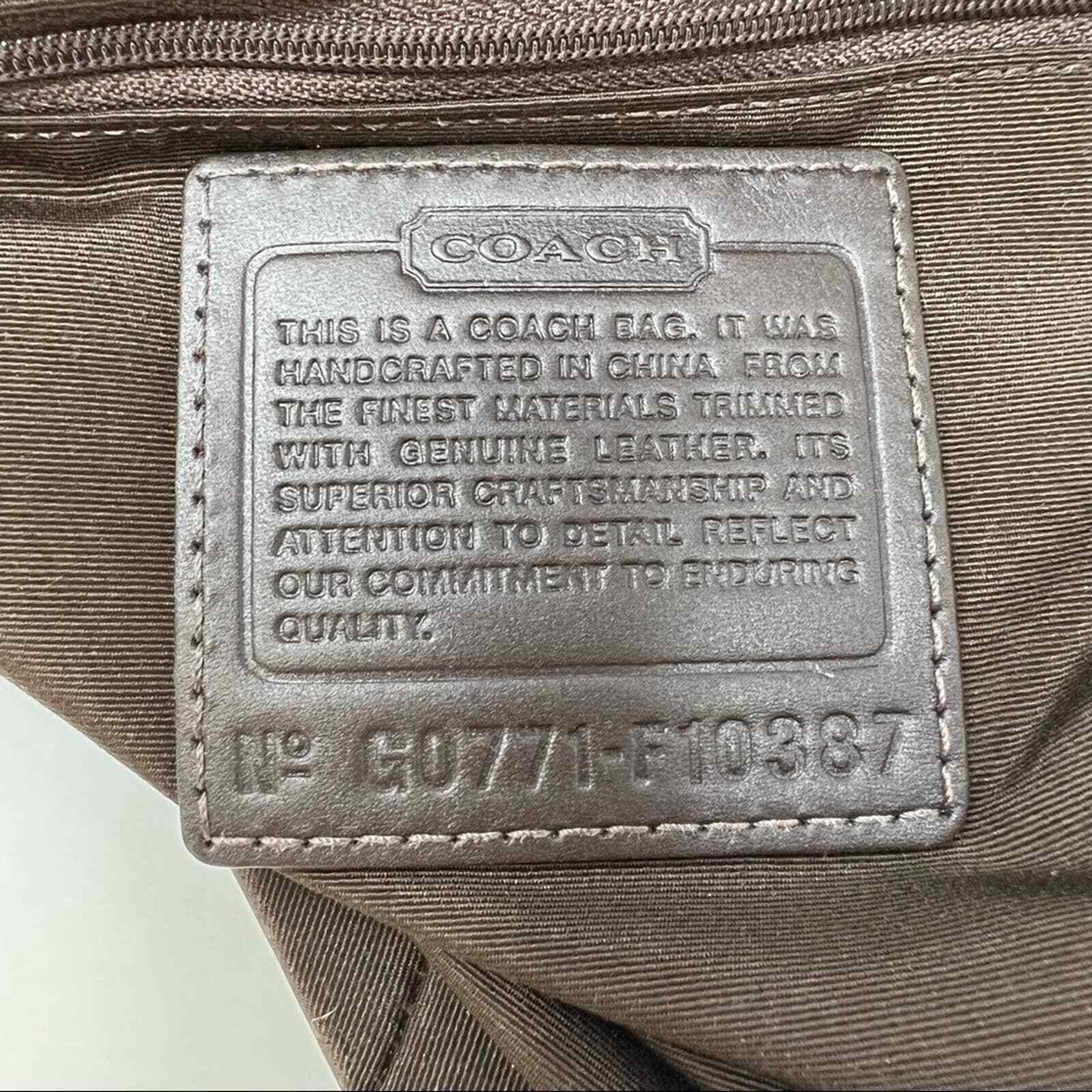 Coach Vintage Patchwork Bag Signature Fabric Leather … - Gem