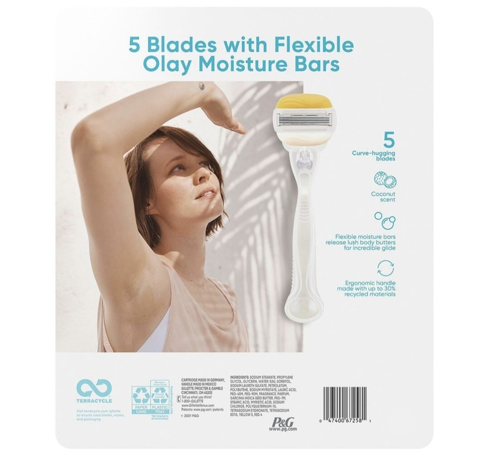 Venus ComfortGlide plus Olay Coconut Women's Razor Handle + 10 Blade ...