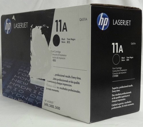 HP GENUINE 11A LASERJET BLACK PRINT CARTRIDGE FOR 2410 2420 2430 ...